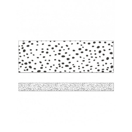 We Belong Black Dots Straight Bulletin Board Borders