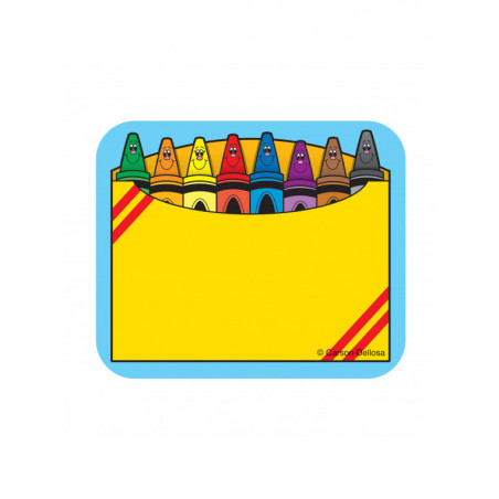 Crayon Box Name Tags