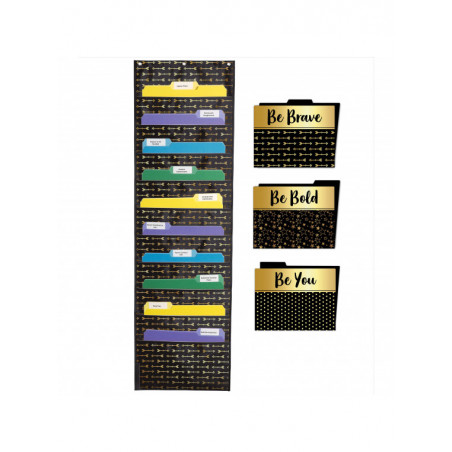 10 Pocket File Folder Storage Solution